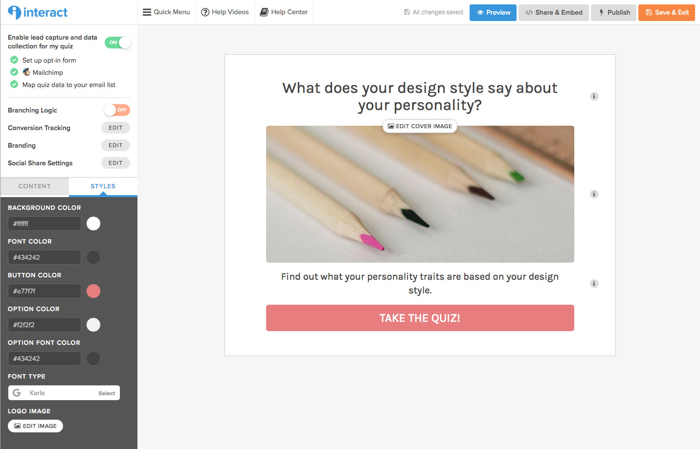 How to Create a Quiz that Grows Your Email List - Jules Design