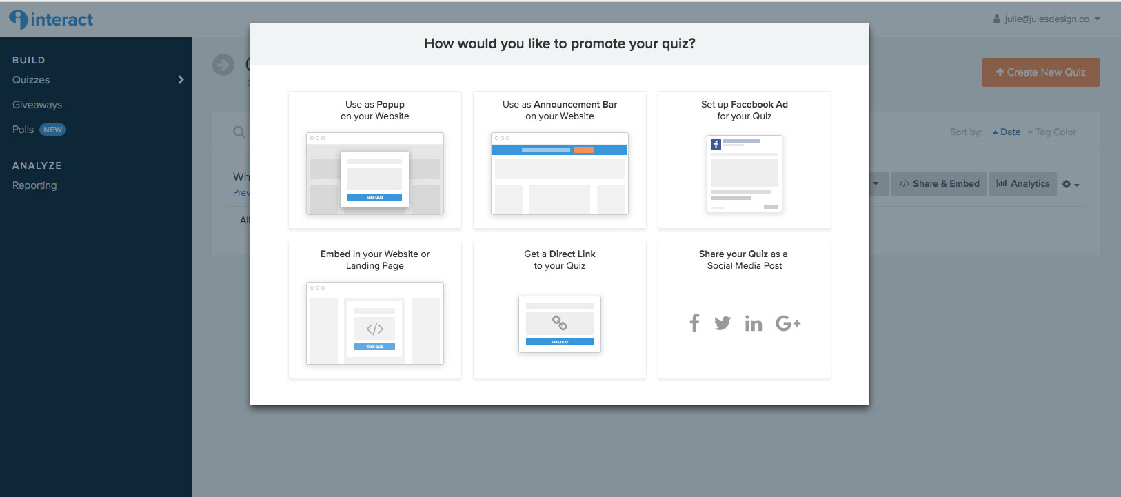 How to Create a Quiz that Grows Your Email List - Jules Design