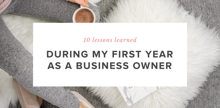 10 Lessons Learned During My First Year as a Business Owner - Jules Design