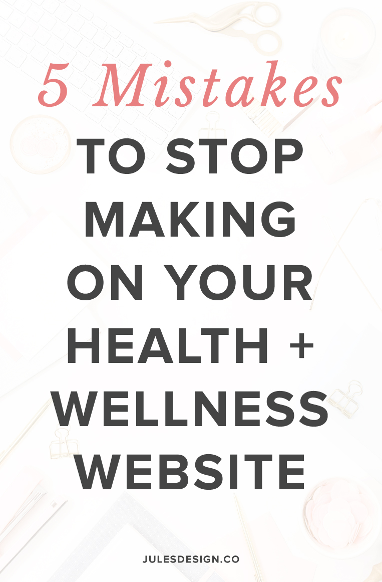5 Mistakes You're Probably Making on Your Health + Fitness Website ...